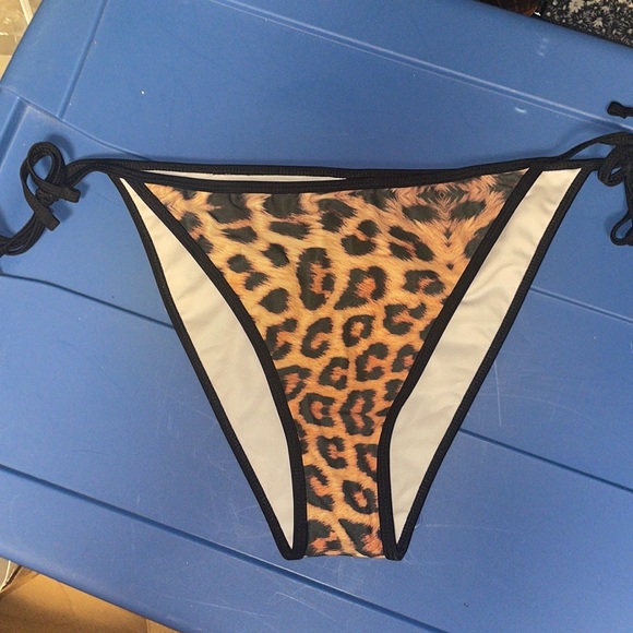Swim | Leopard Print Bikini Bottoms | Poshmark